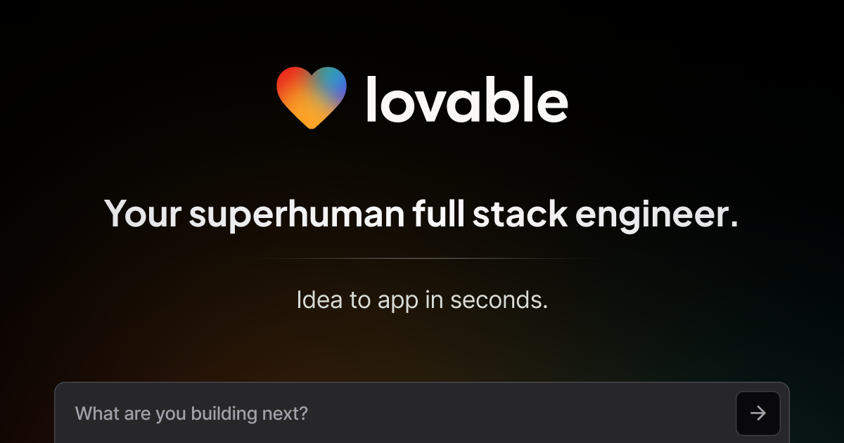 Lovable AI: Accelerate Your Web App Development with AI - AI Next Gen Apps